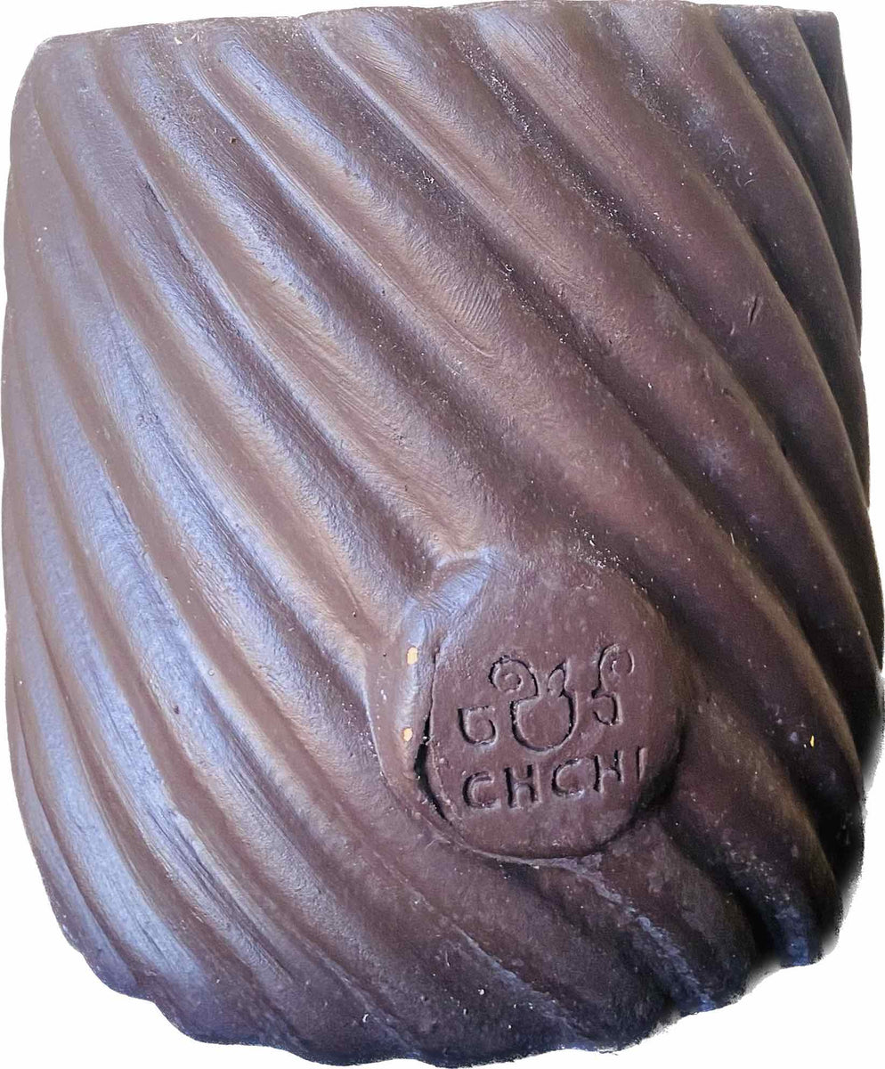 4.5 Inch clay pot lines - Brown – Plants & Plants Supercentre